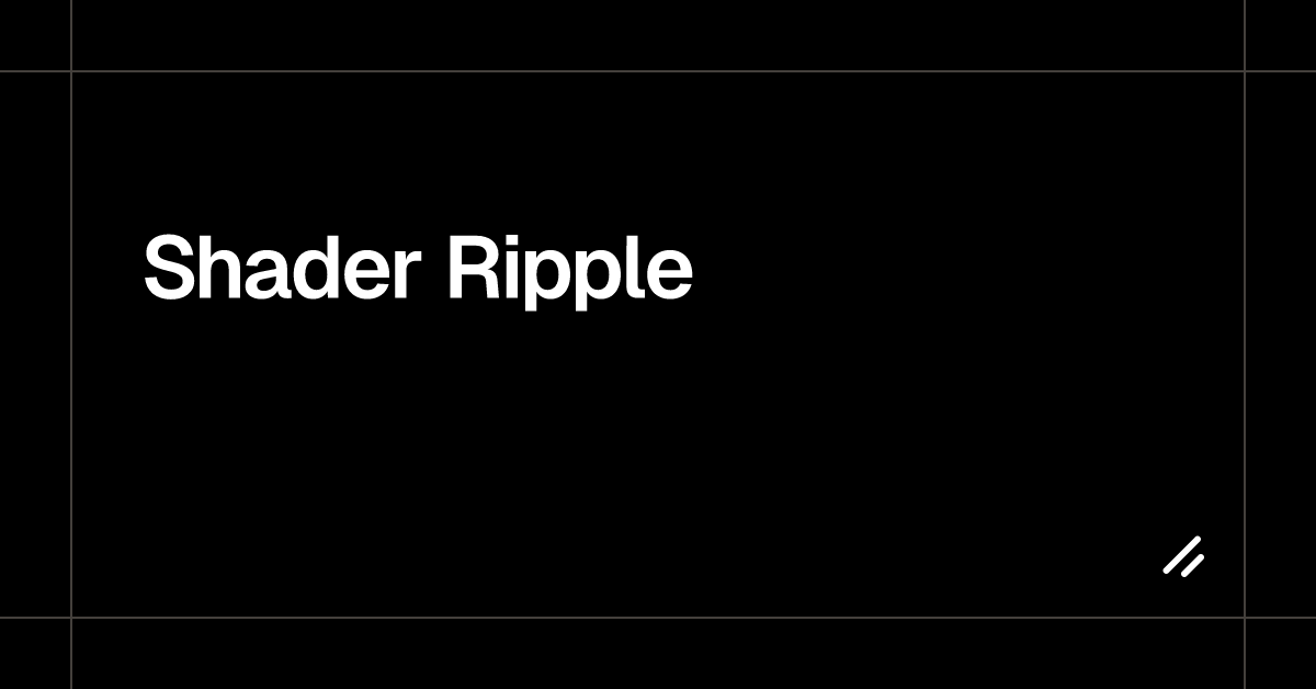 Shader Ripple - UI